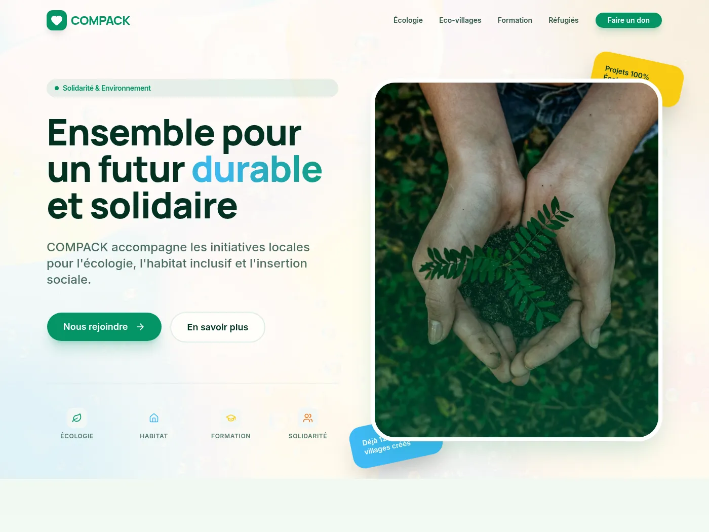 COMPACK Vitrine Solidaire