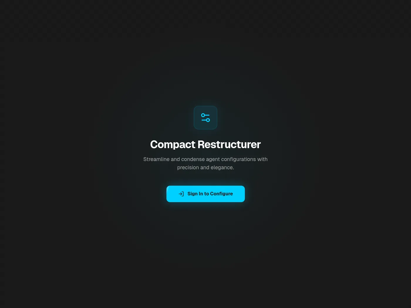 Compact Input Restructurer