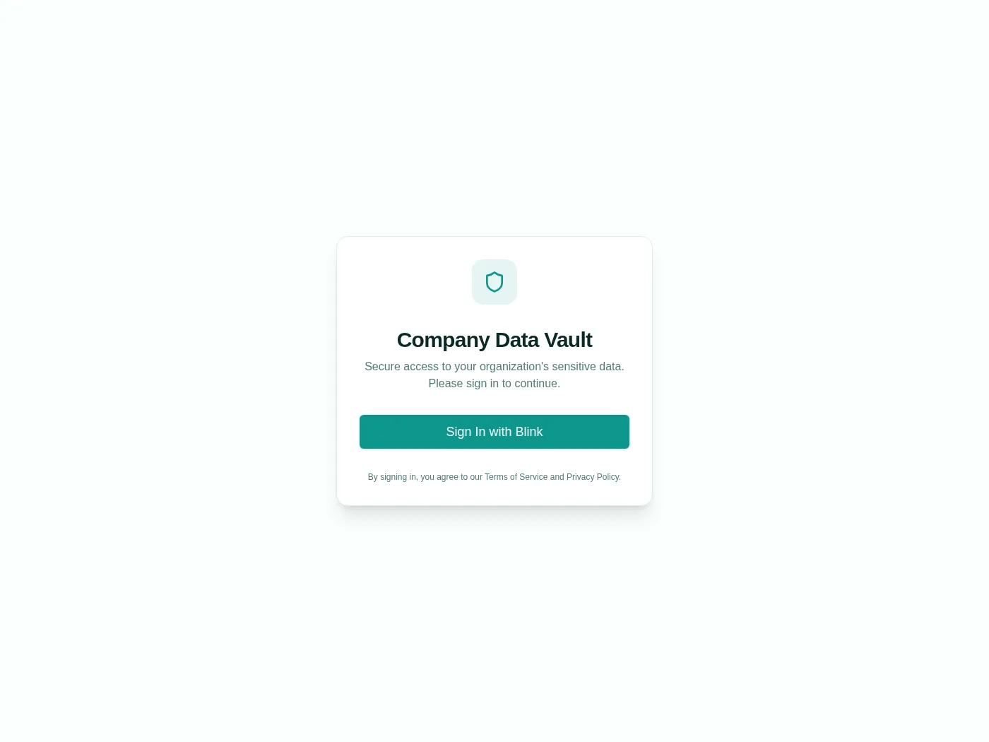 Company Data Vault
