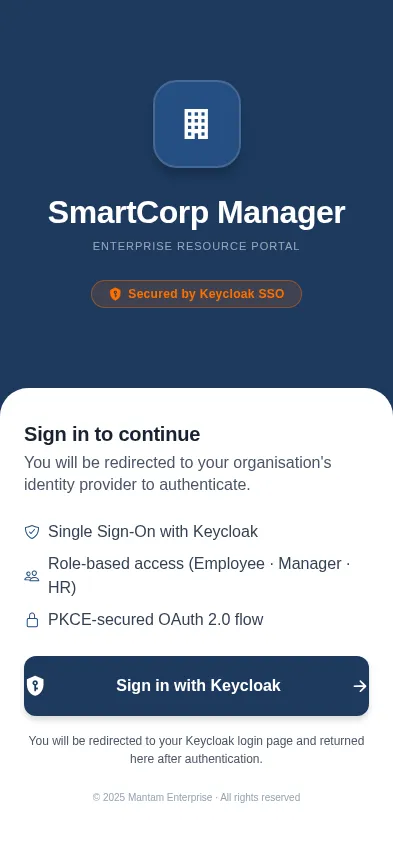 SmartCorp Manager App