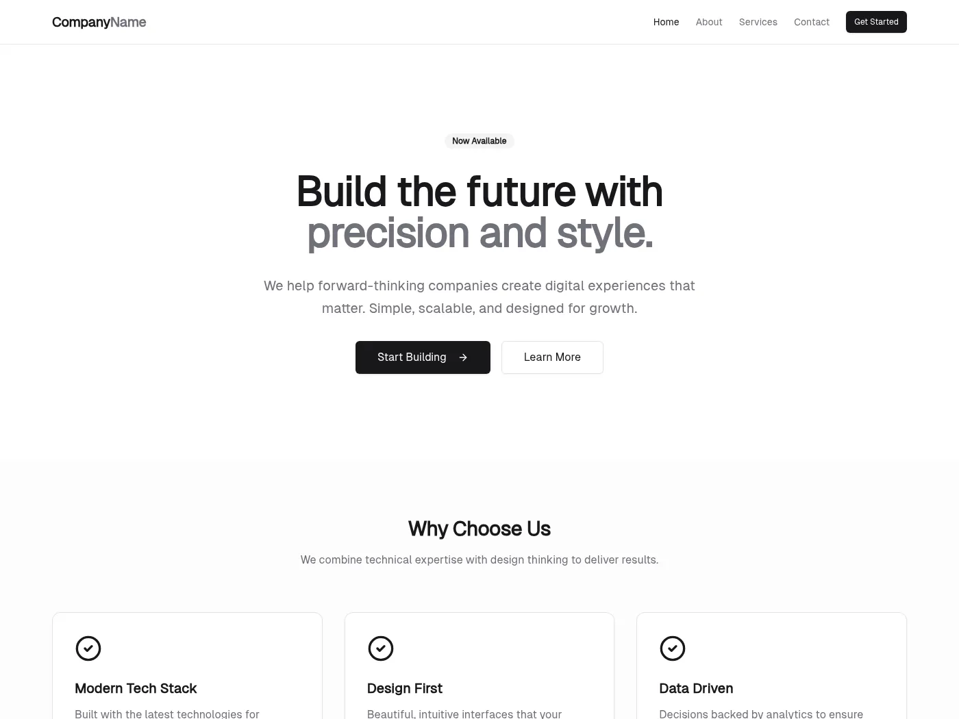 Company Web Presence