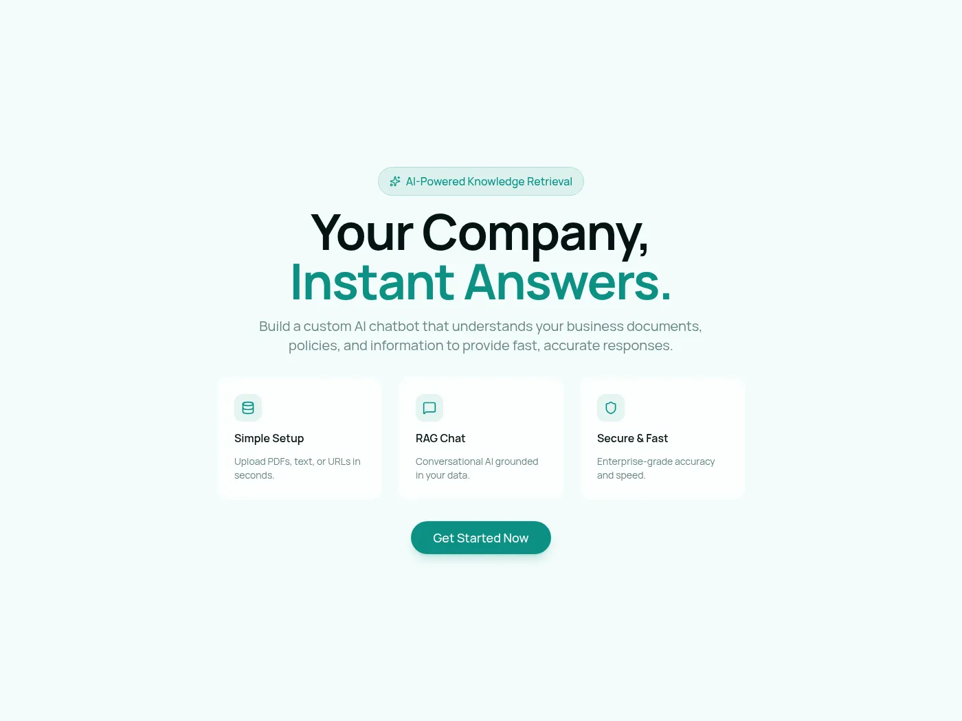 CompanyRag Chatbot