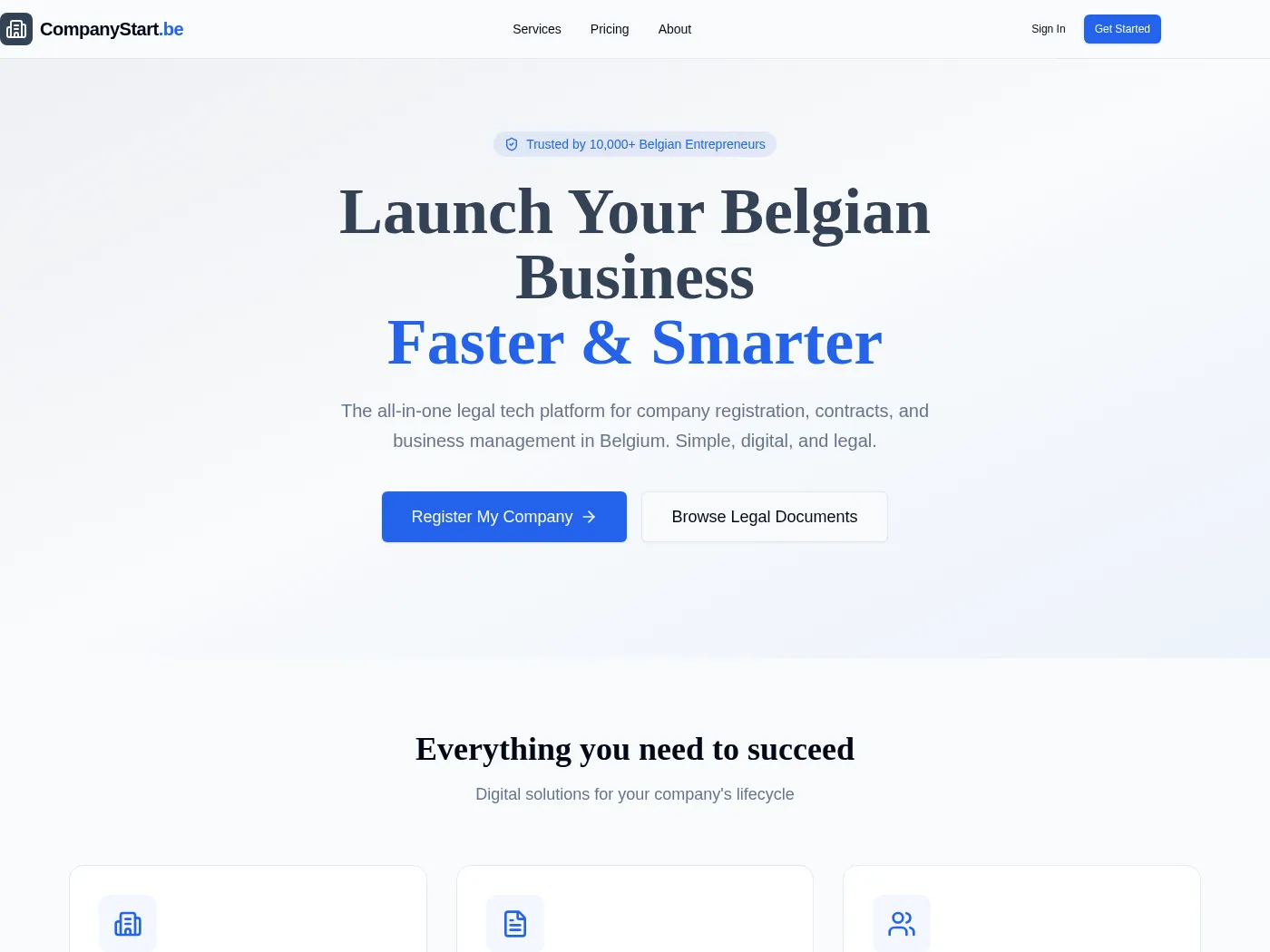 CompanyStart Belgium