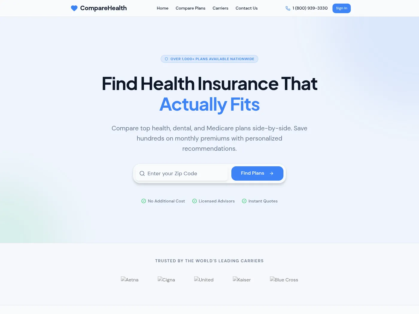 Compare Health Plans