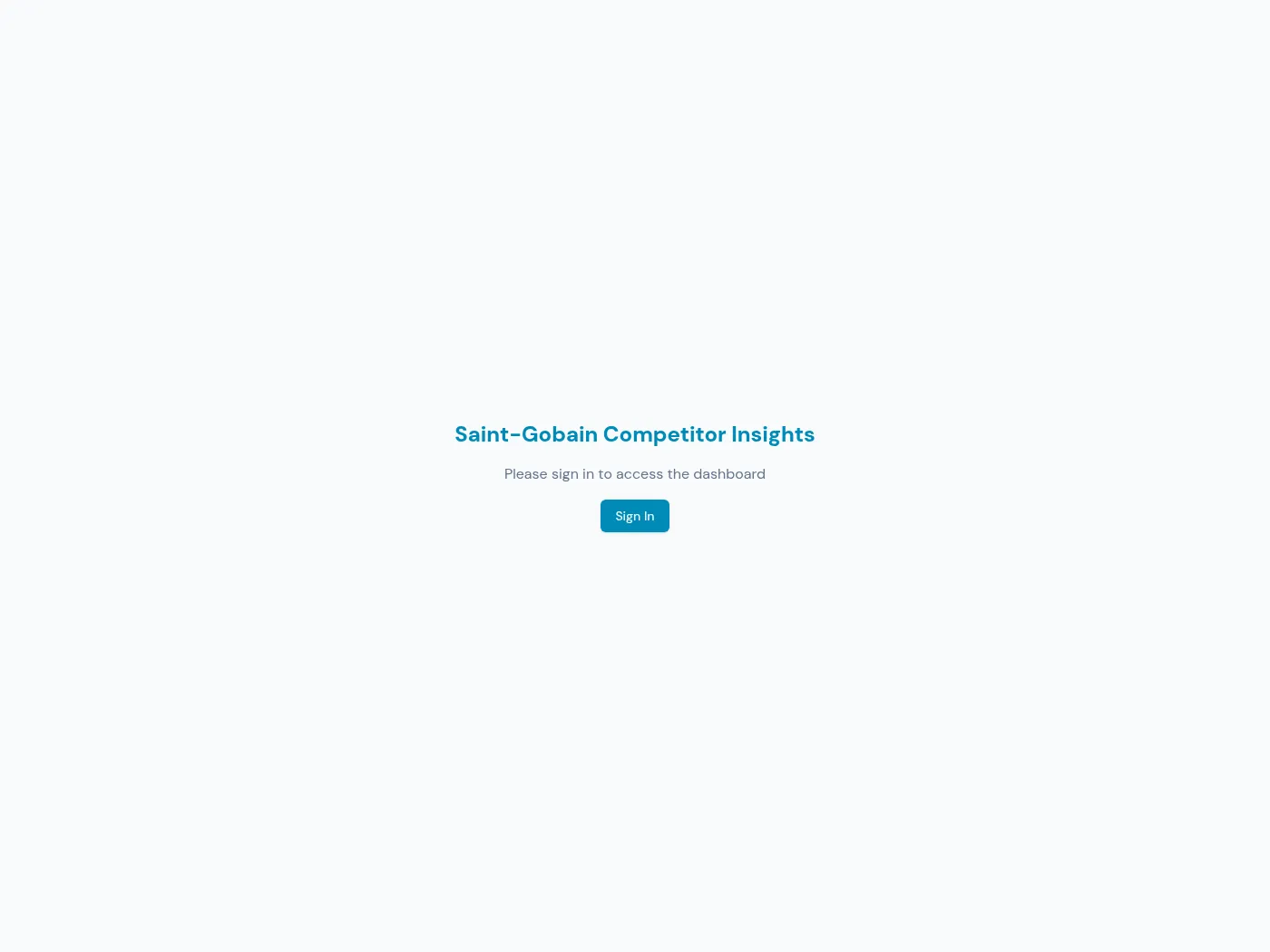 Competitor Insights Dashboard