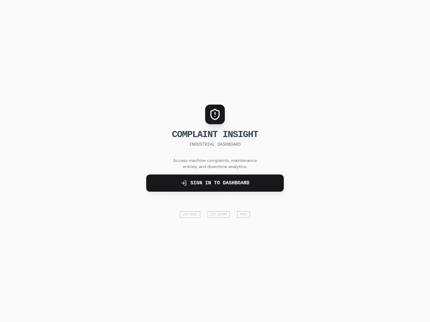 Complaint Insight Dashboard