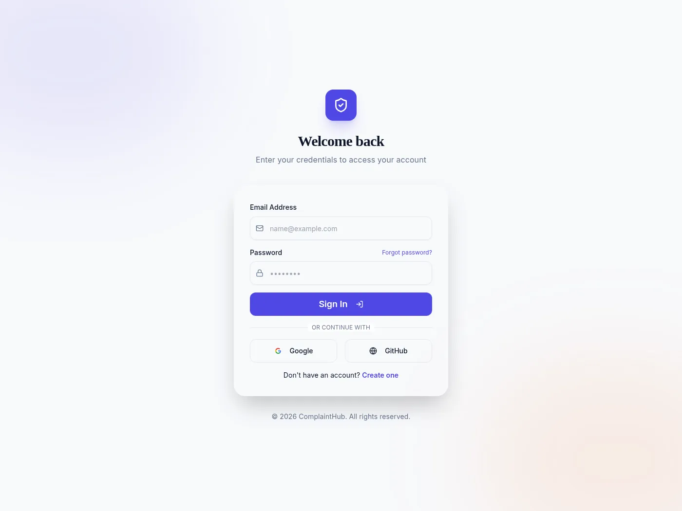 ComplaintHub Social Platform
