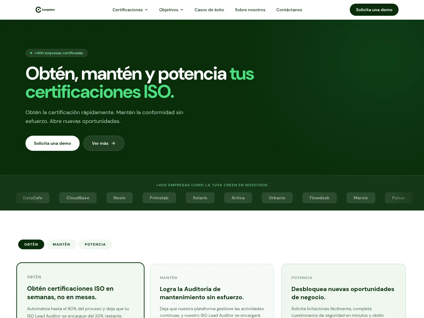 Complaion Web Clone