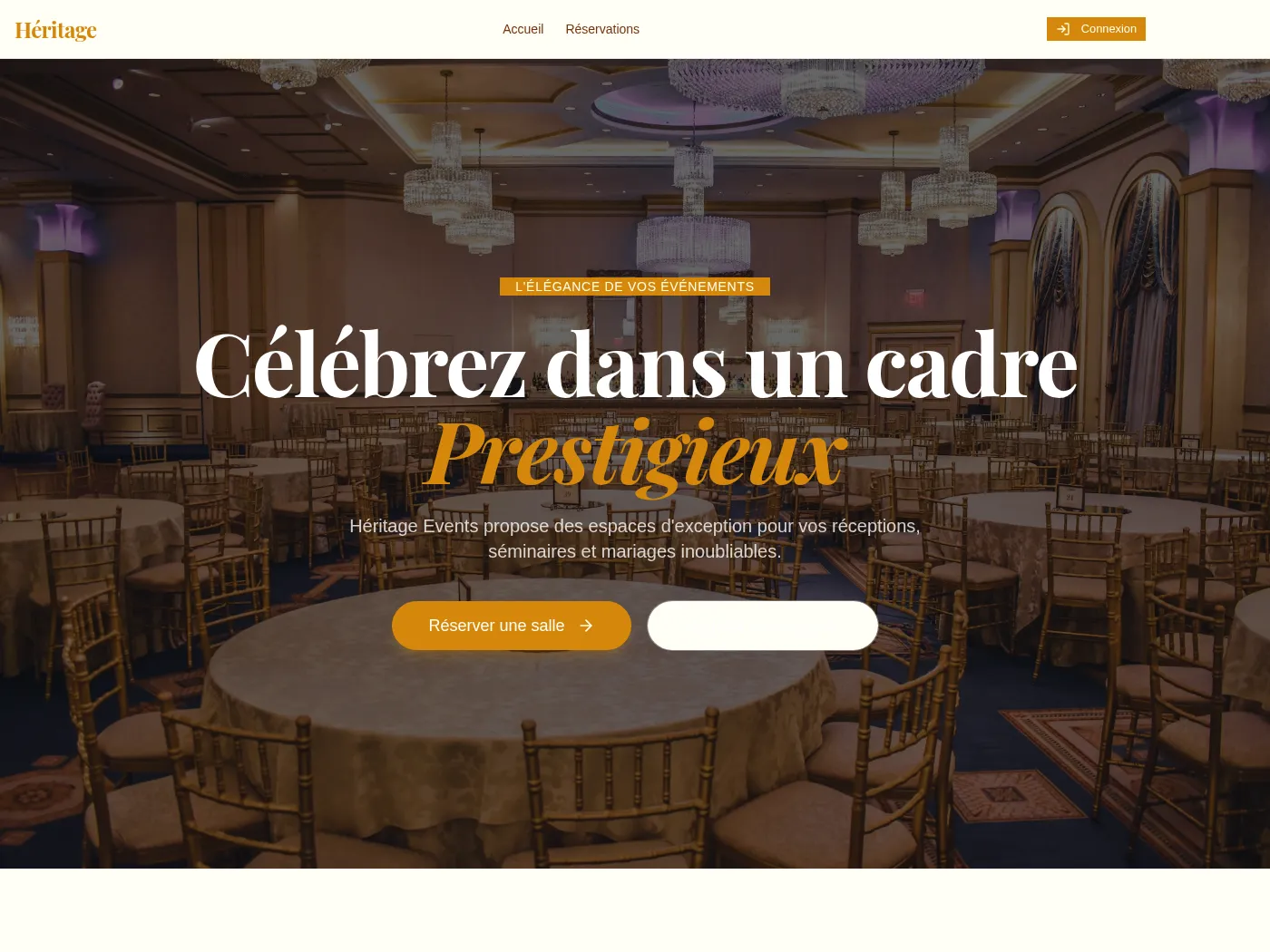 Complexe Booking Site
