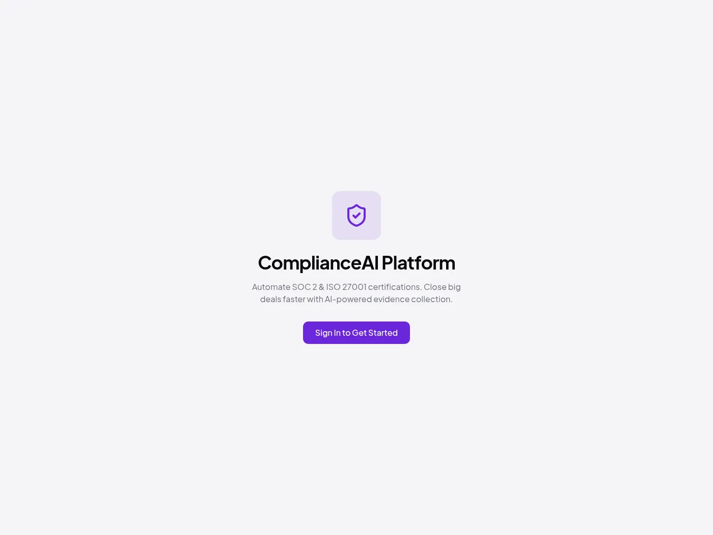 ComplianceAI Platform