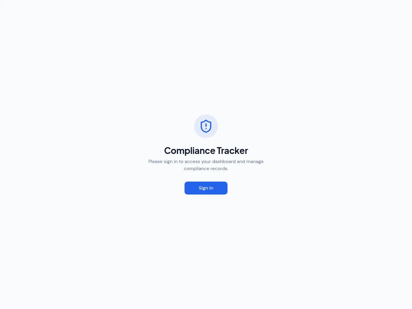 Compliance Tracker SaaS