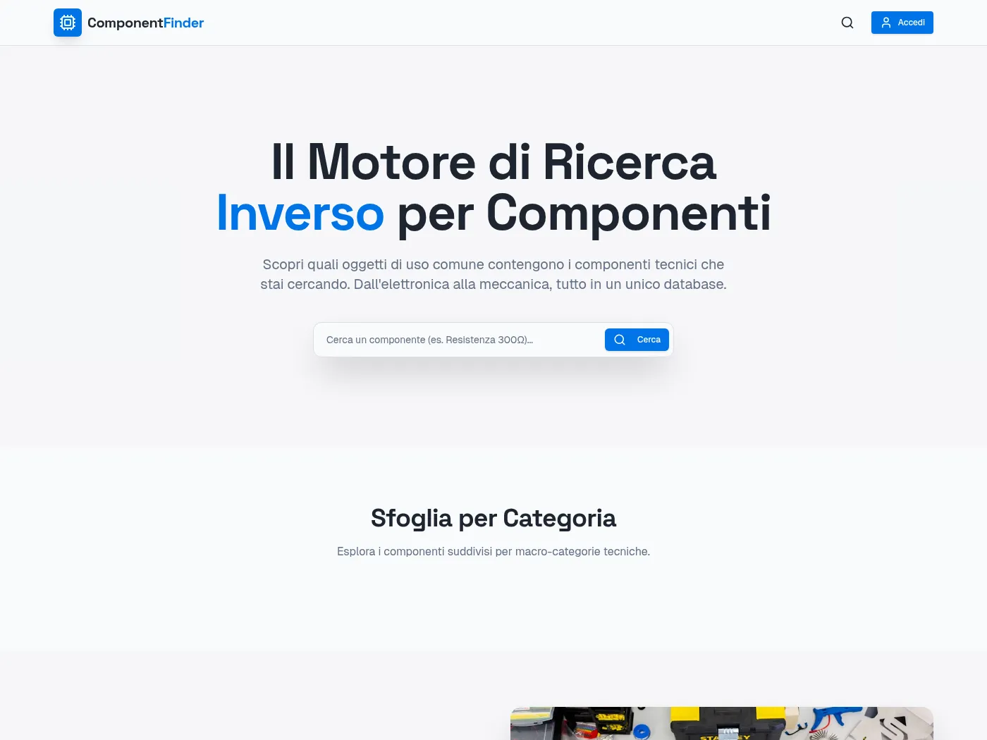 PARTS - Reverse Component Finder