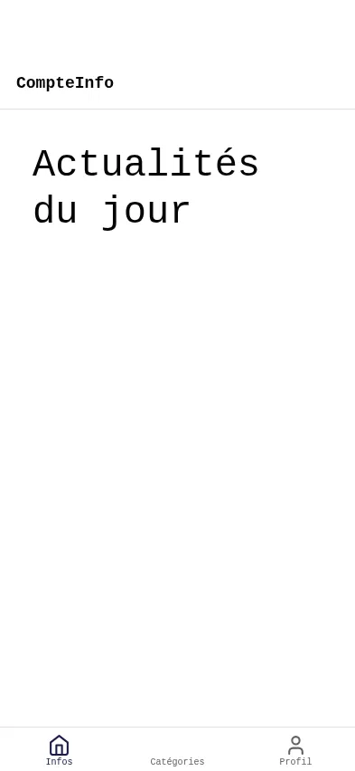 CompteInfo Mobile