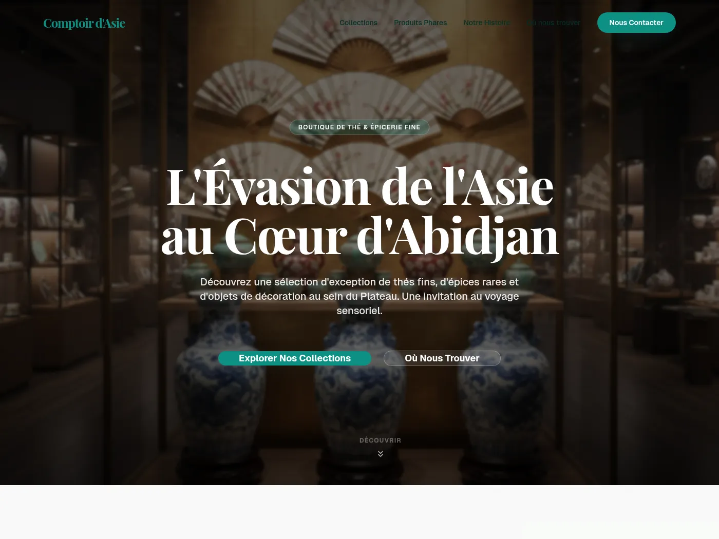 Comptoir d'Asie Site