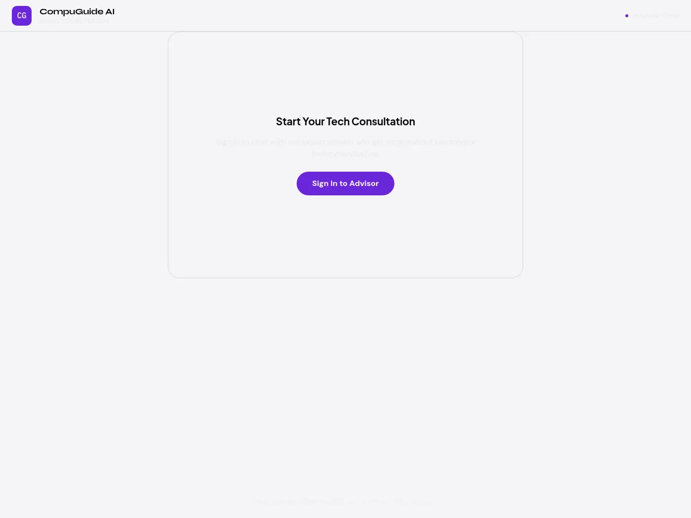 CompuGuide AI Chat