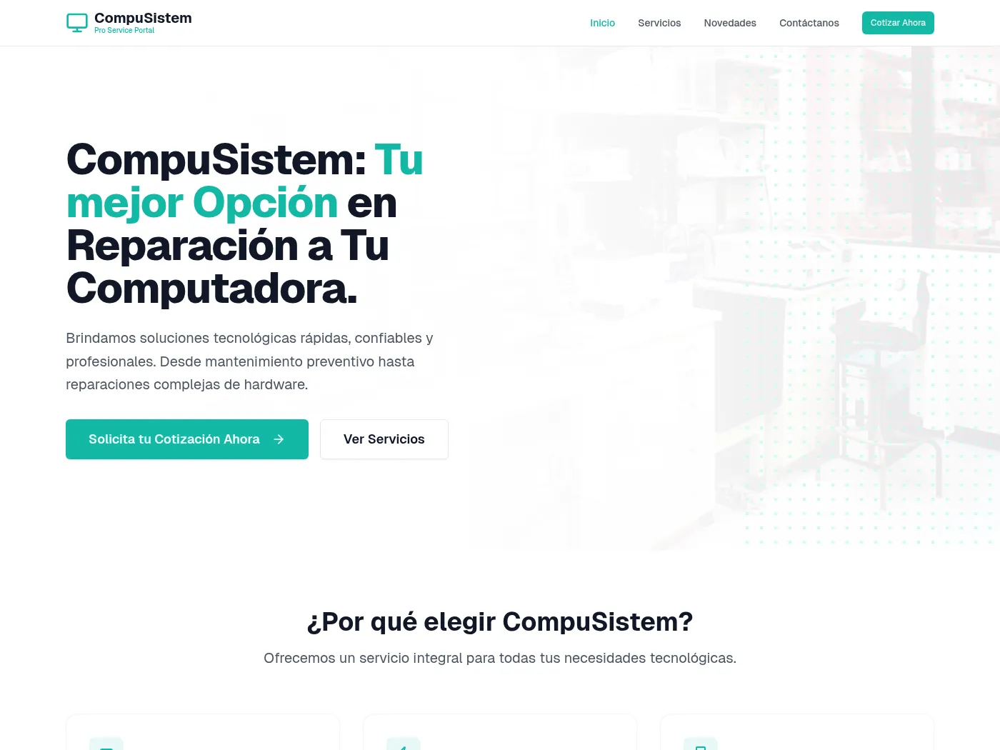 CompuSistem Pro Service Portal