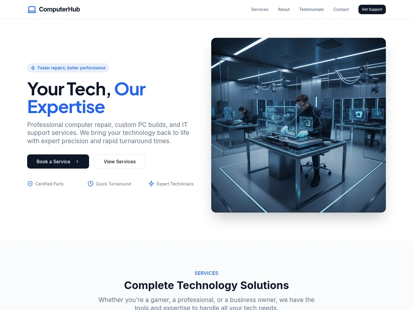 Computer Service Hub
