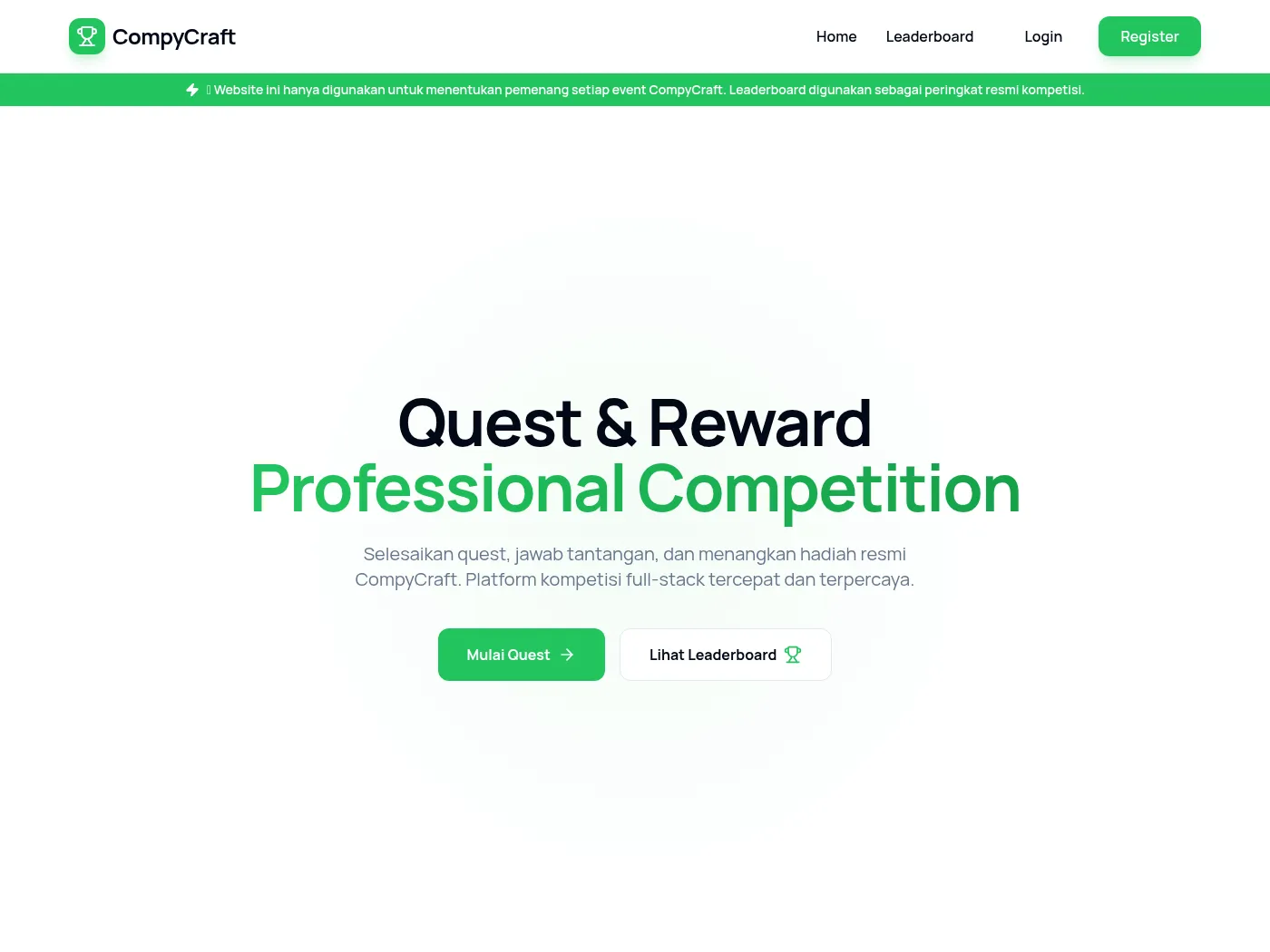 CompyCraft Quest Platform