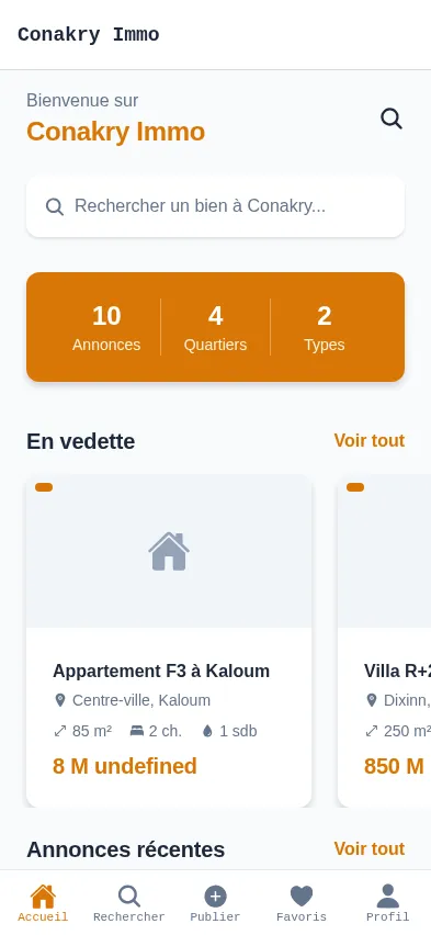 Conakry Immo Connect