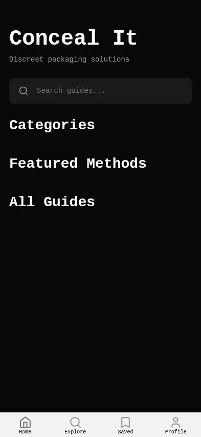Conceal It Guide