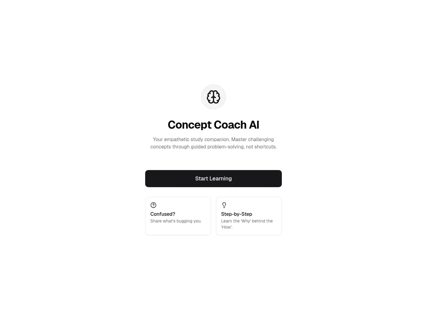 Concept Coach AI