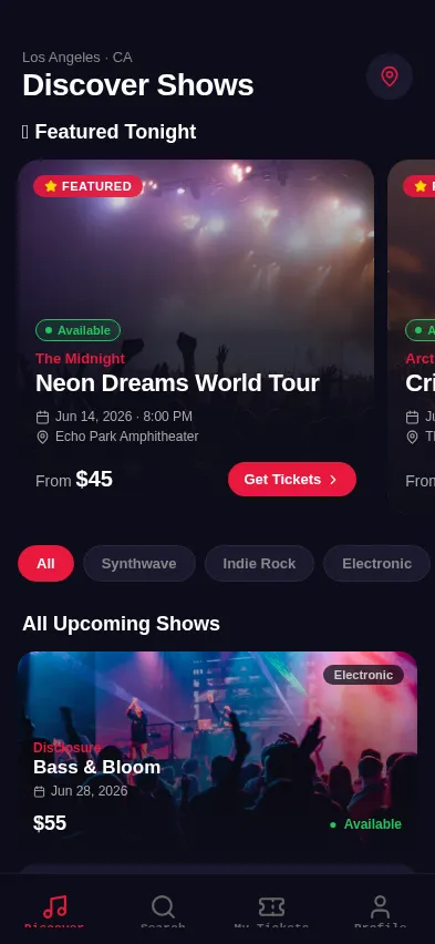 Concert Ticket Genie
