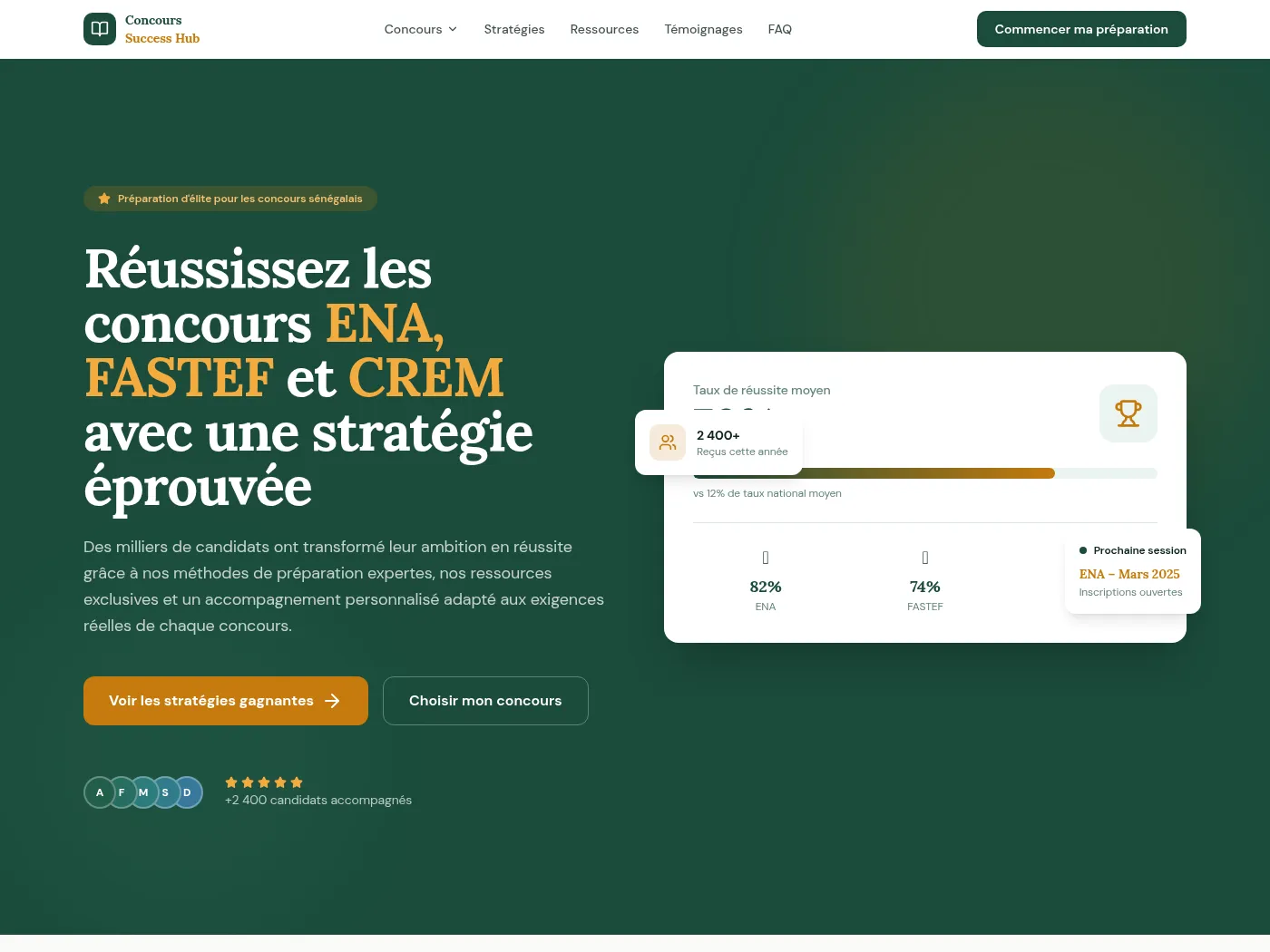 Concours Success Hub