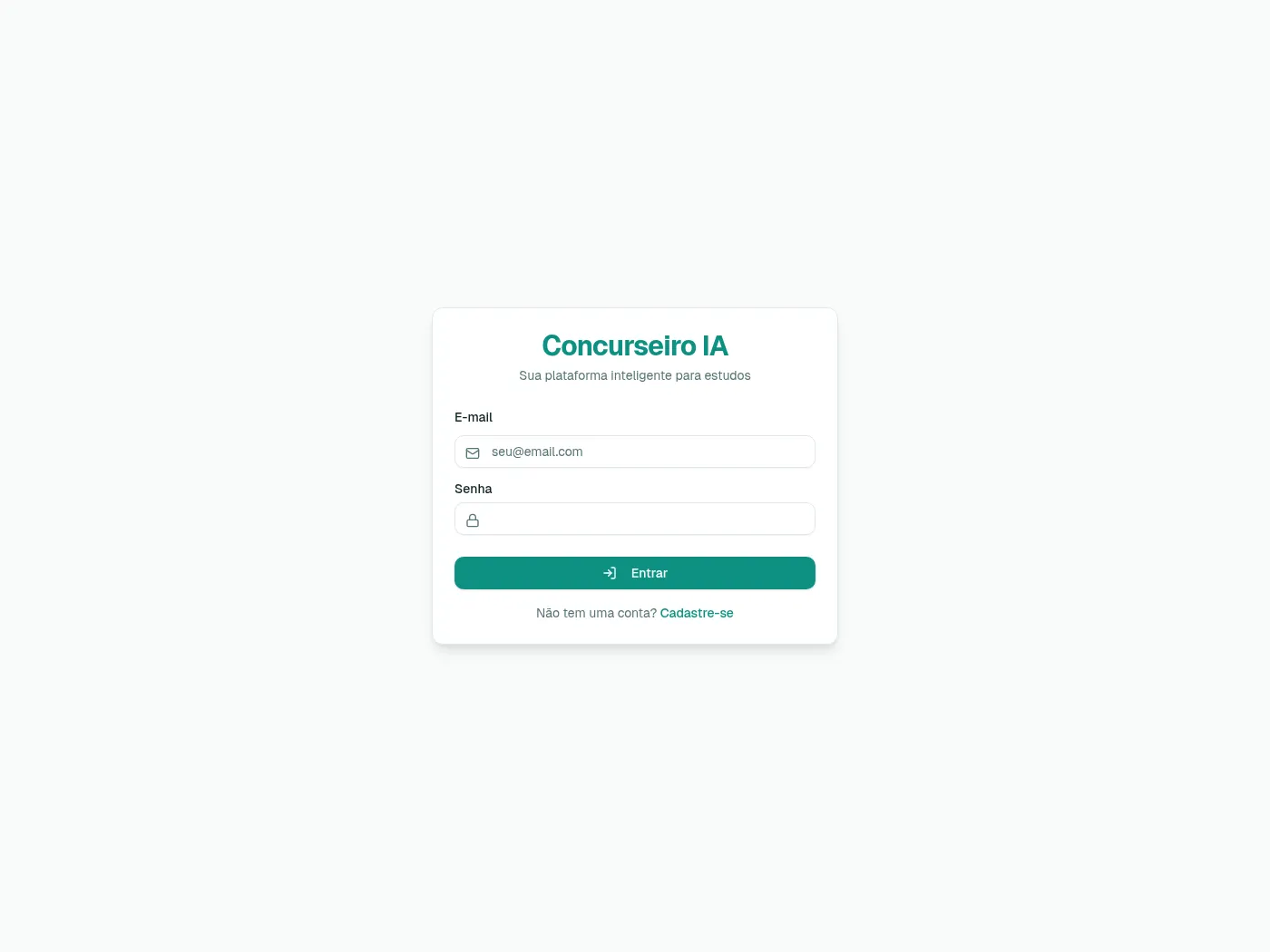 Concurseiro IA Platform