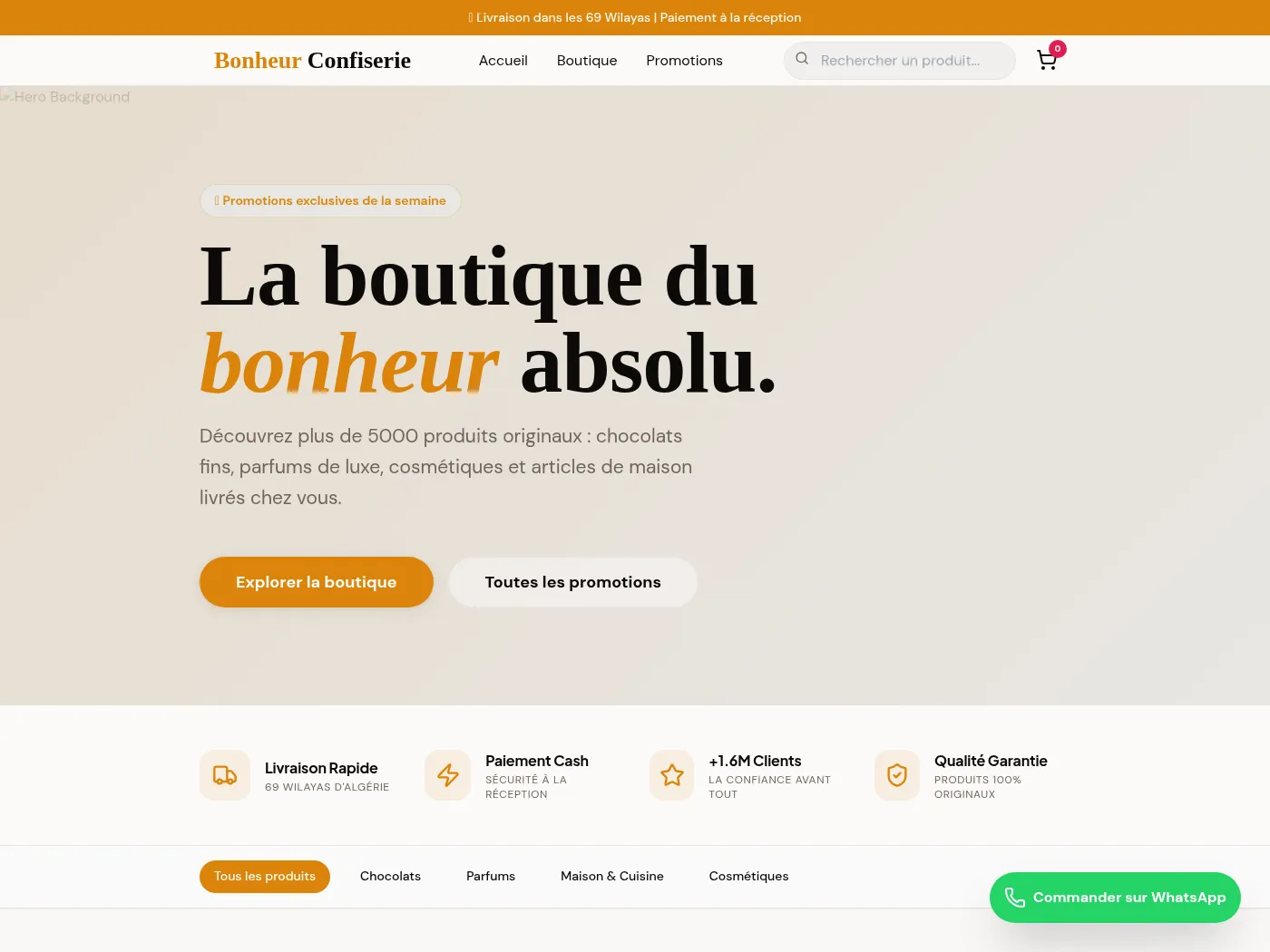 Confiserie eCommerce Site