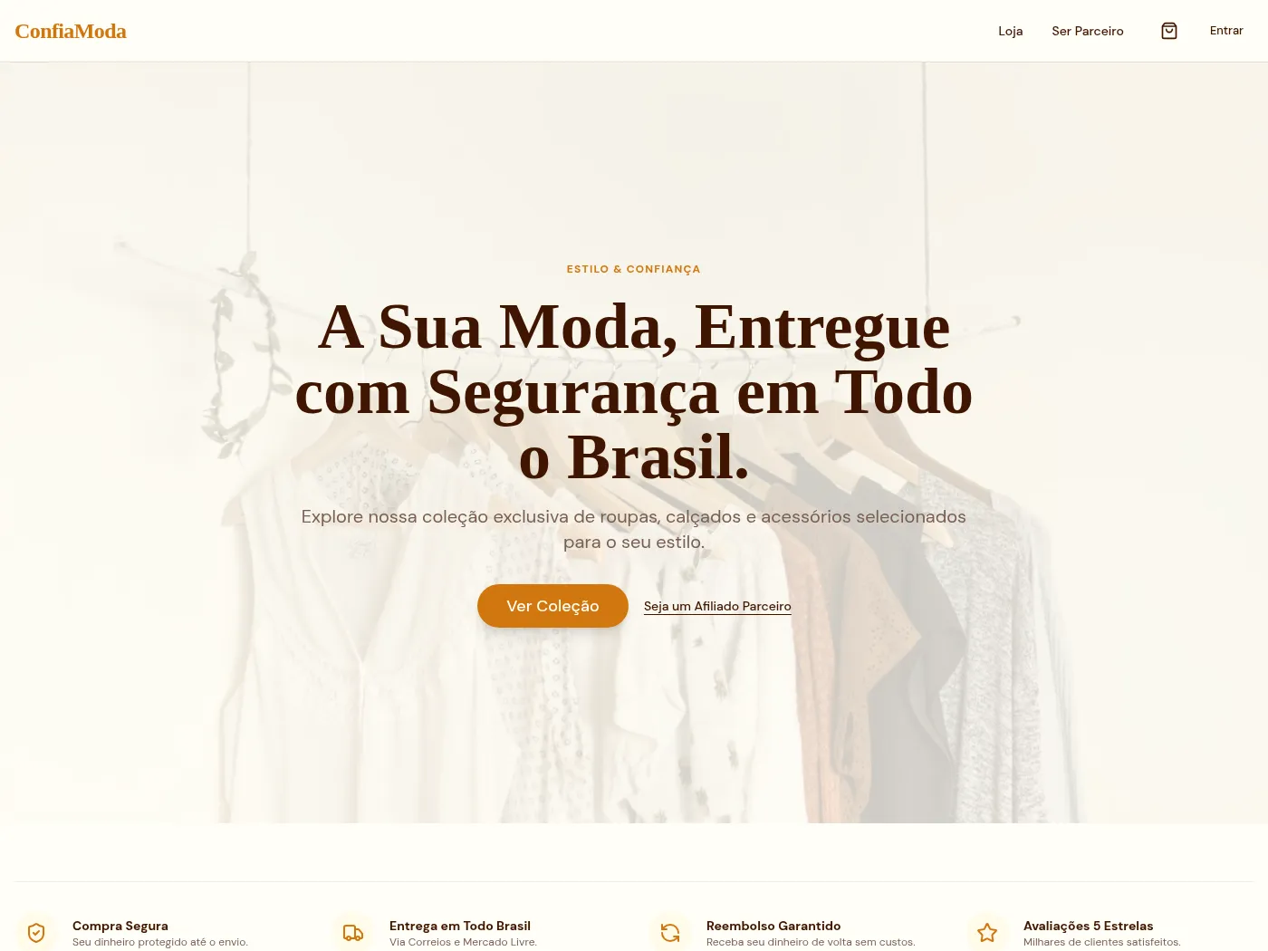 ConfiaModa Online Store