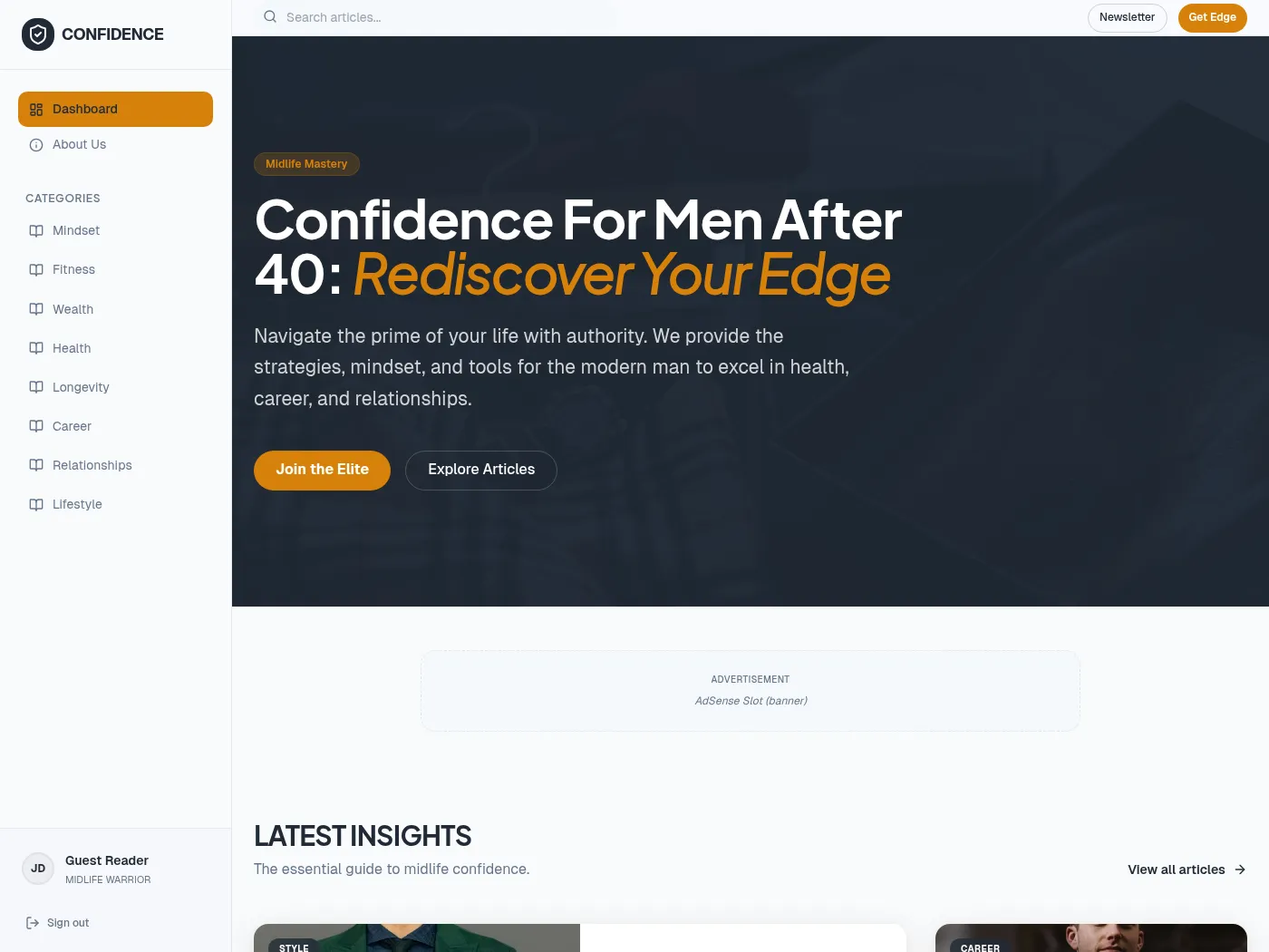 Confidence For Men 40+