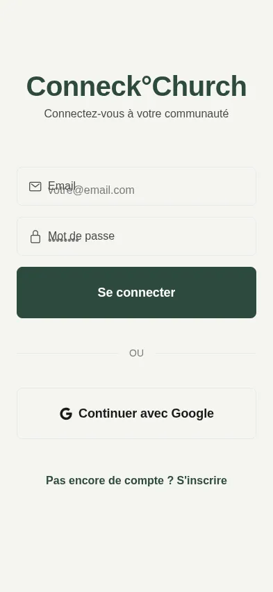 Conneck°Church App