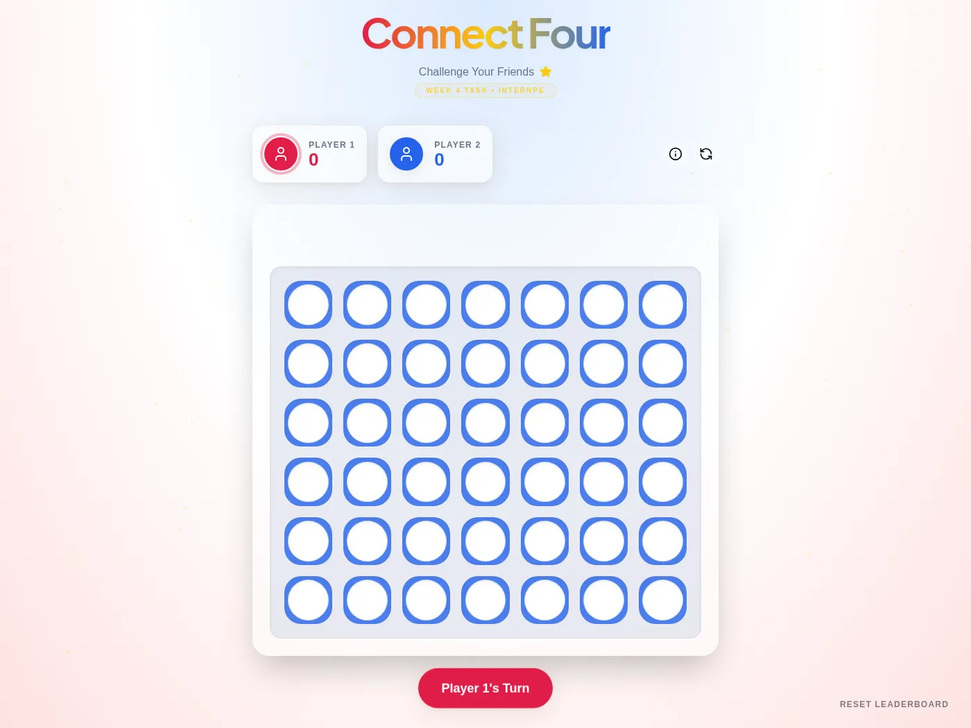 Web Connect Four