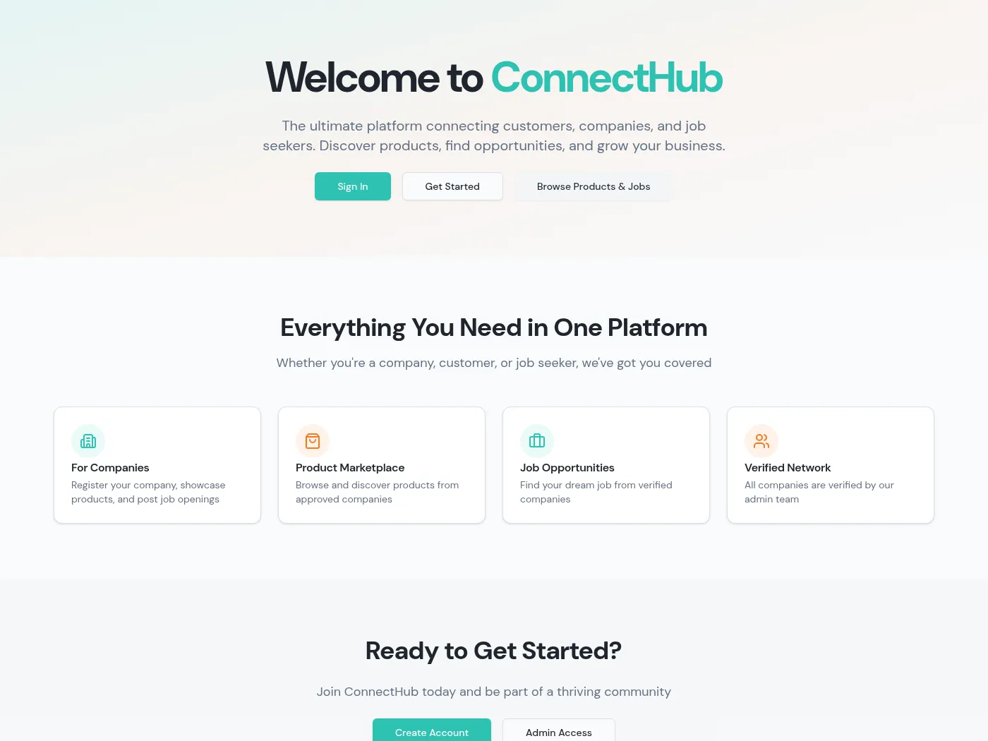 ConnectHub Portal
