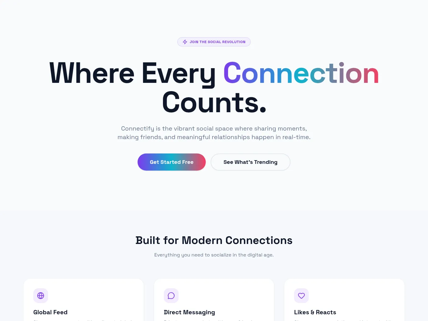 Connectify Social App