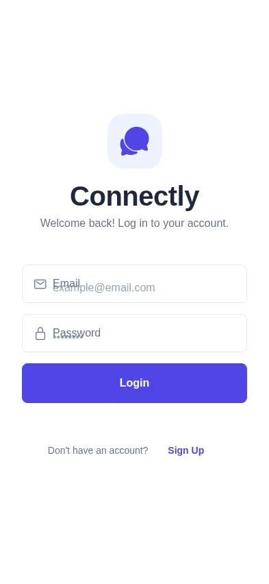 Connectly Social App