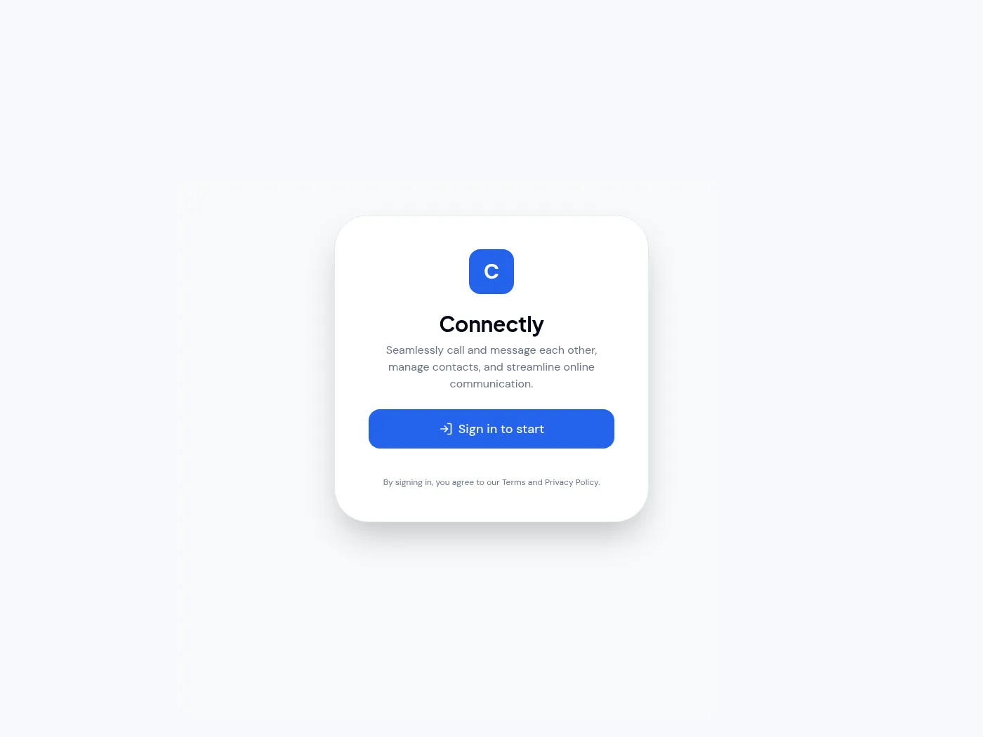 Connectly Web