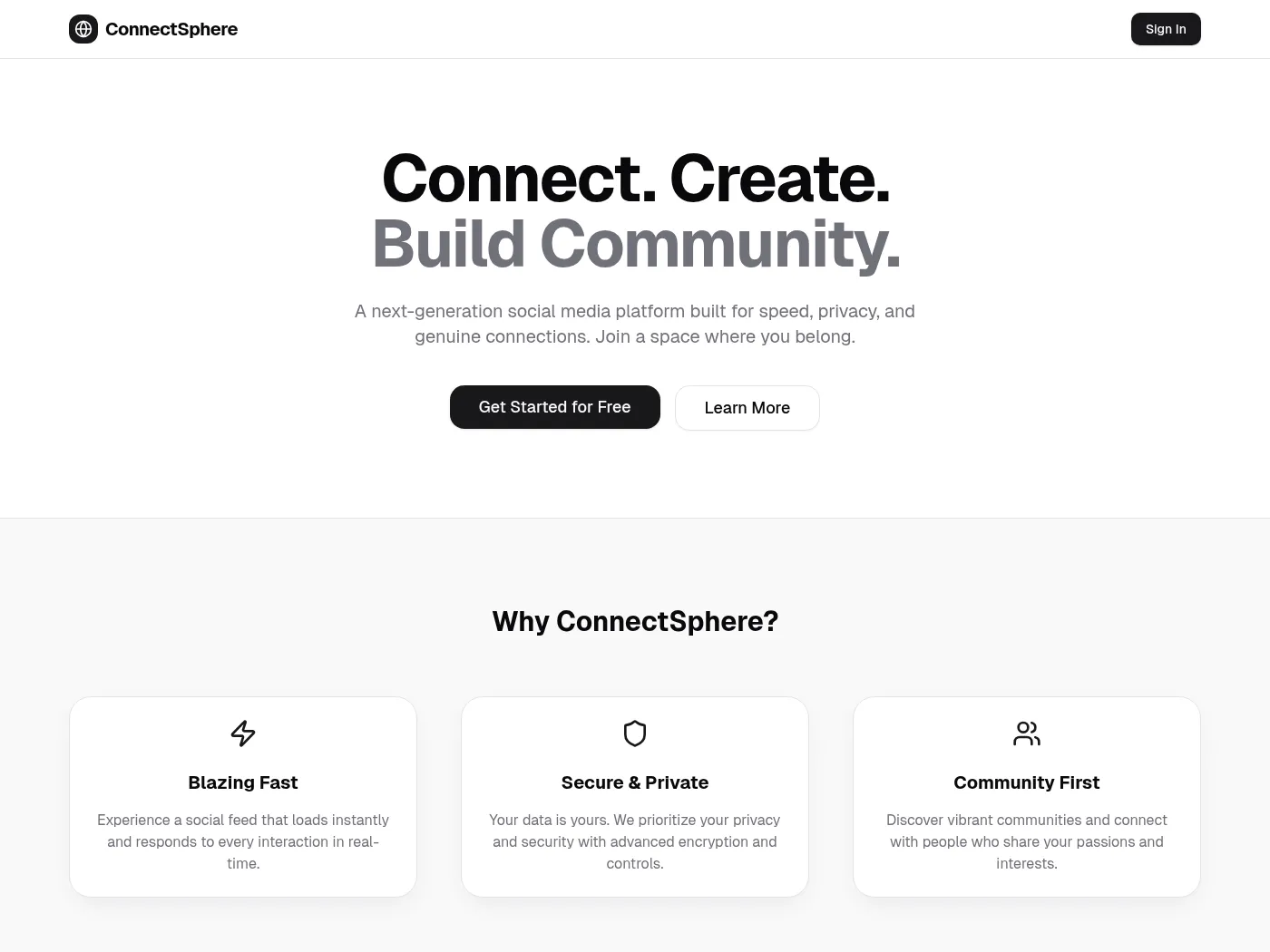 ConnectSphere