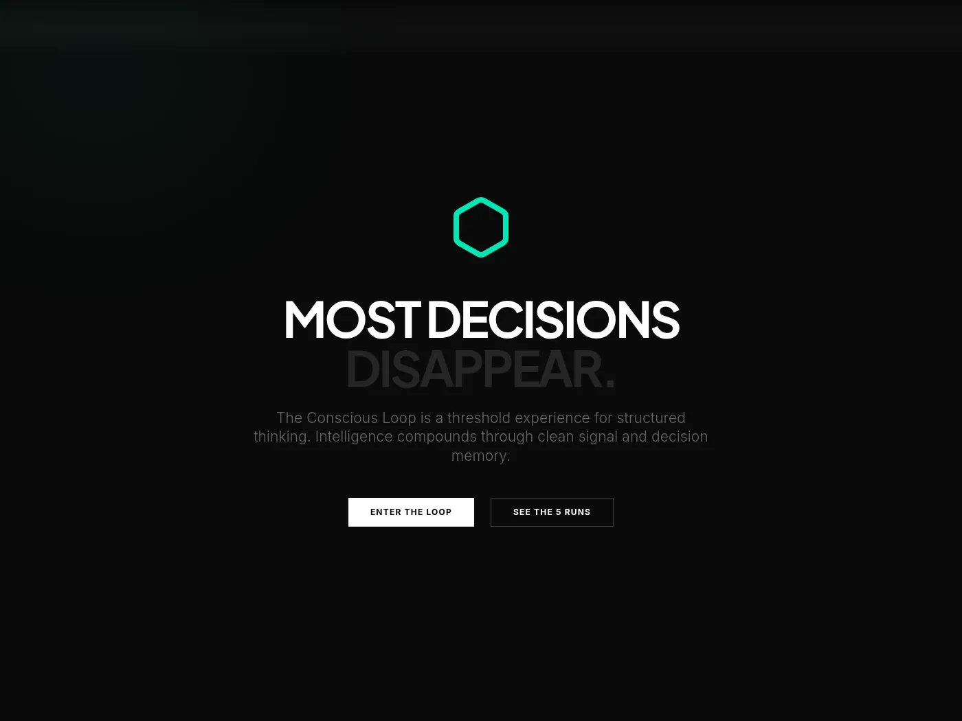 The Conscious Loop