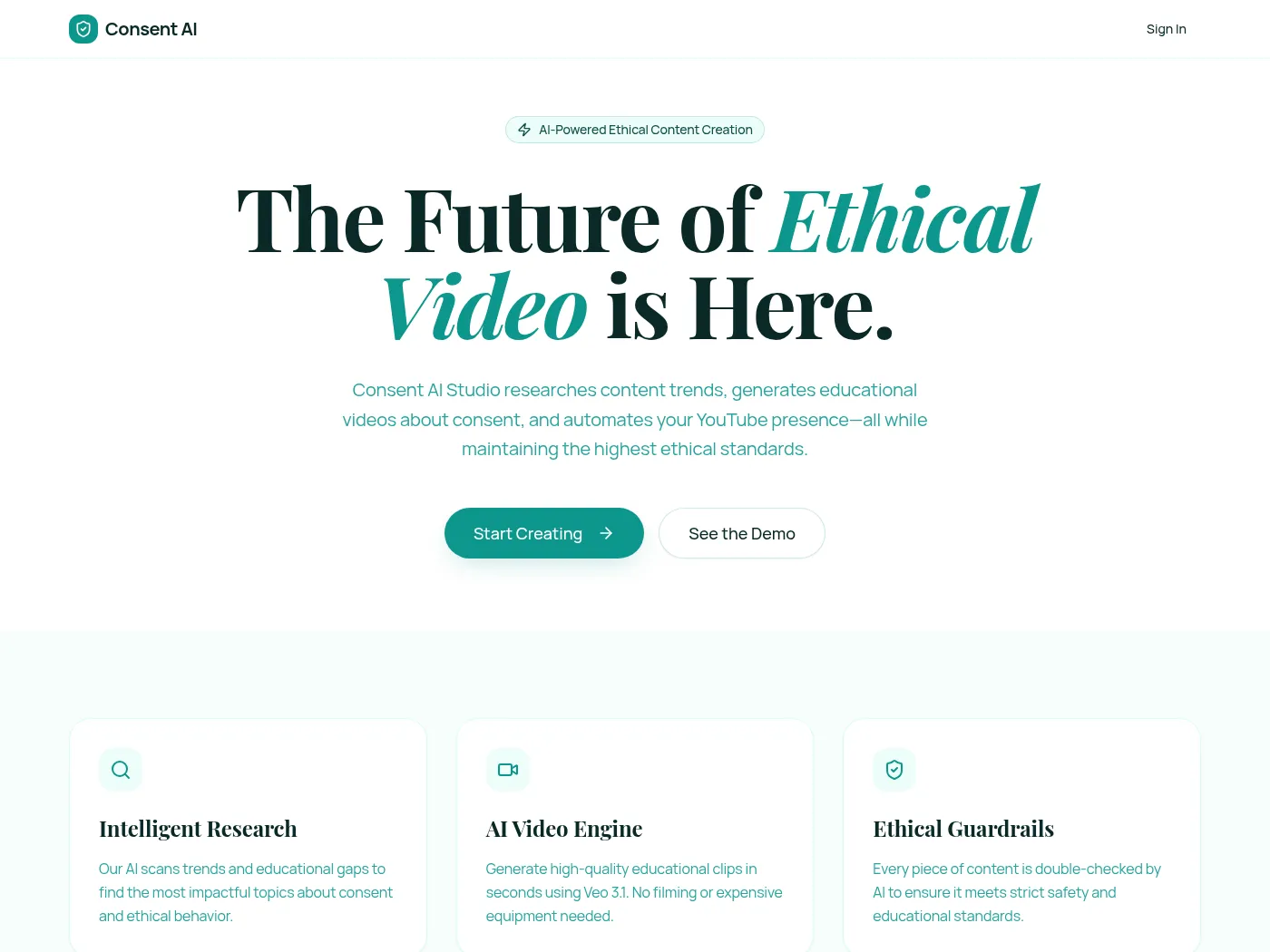 Consent AI Studio