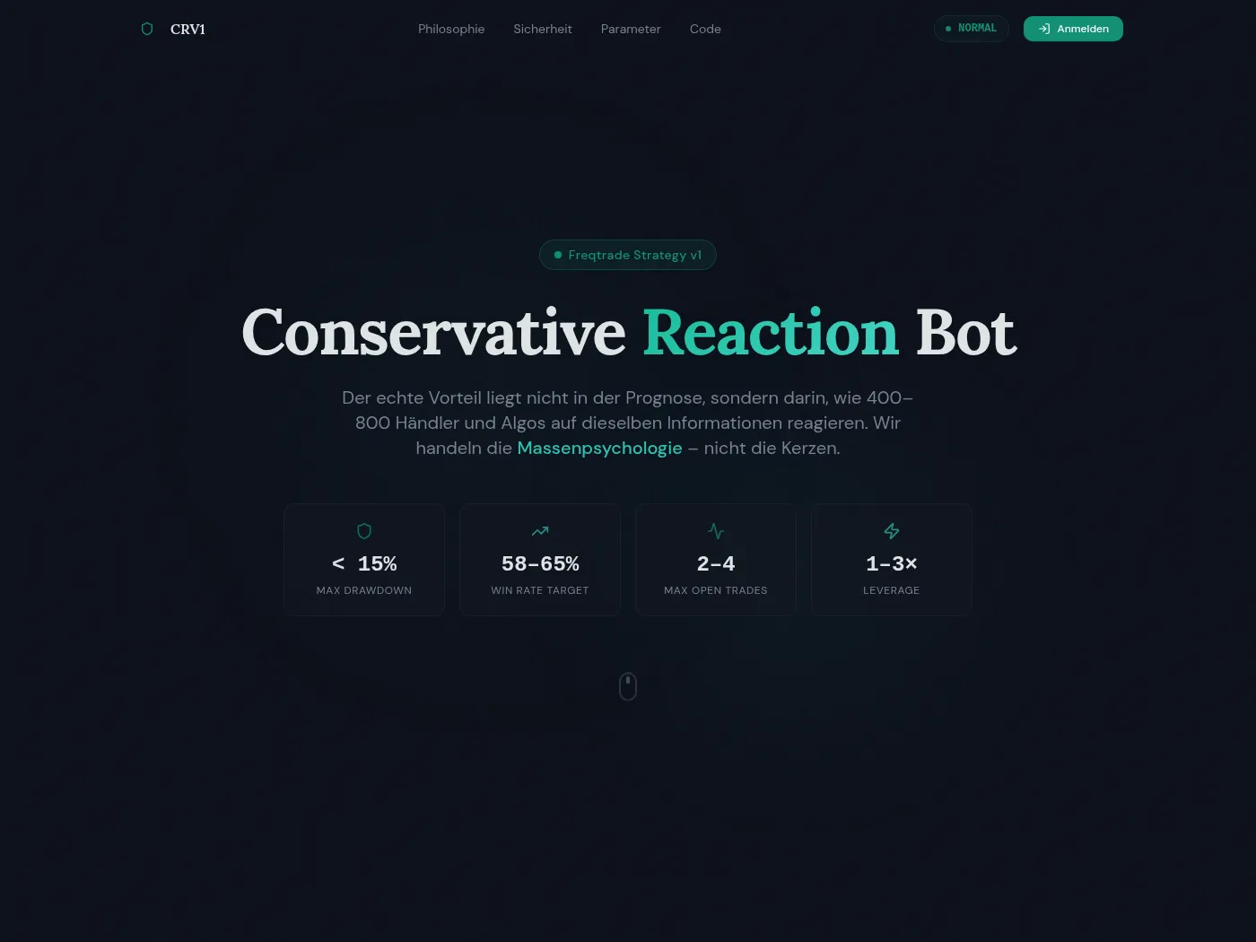 Conservative Reaction Bot