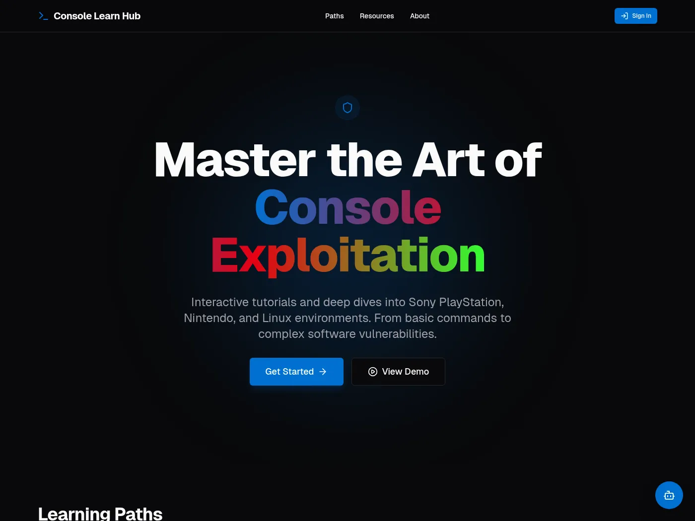 Console Learning Hub