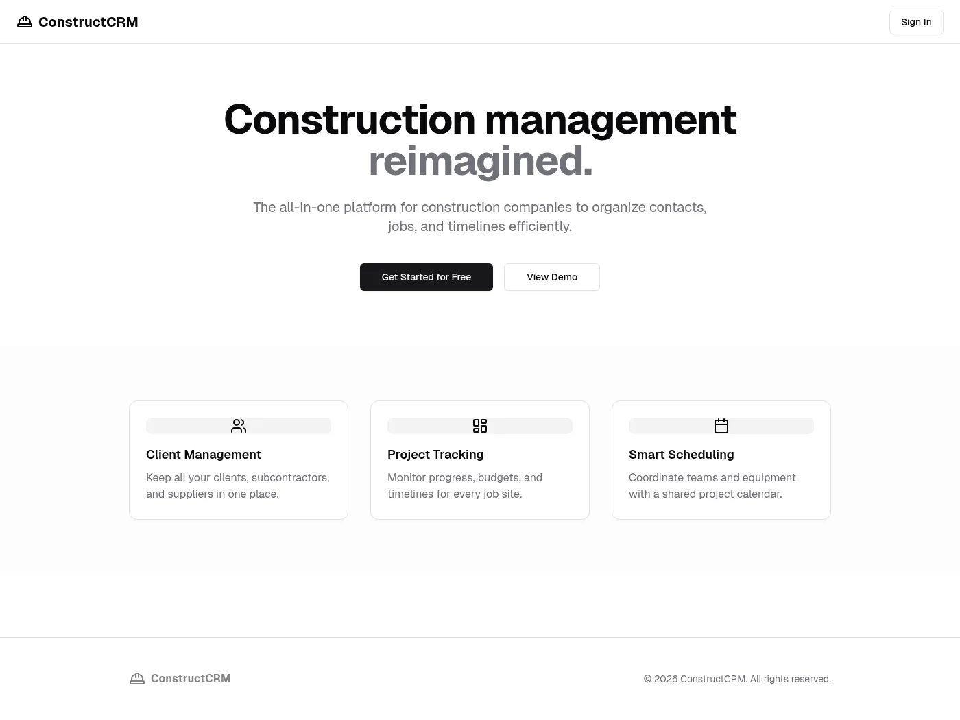 ConstructCRM
