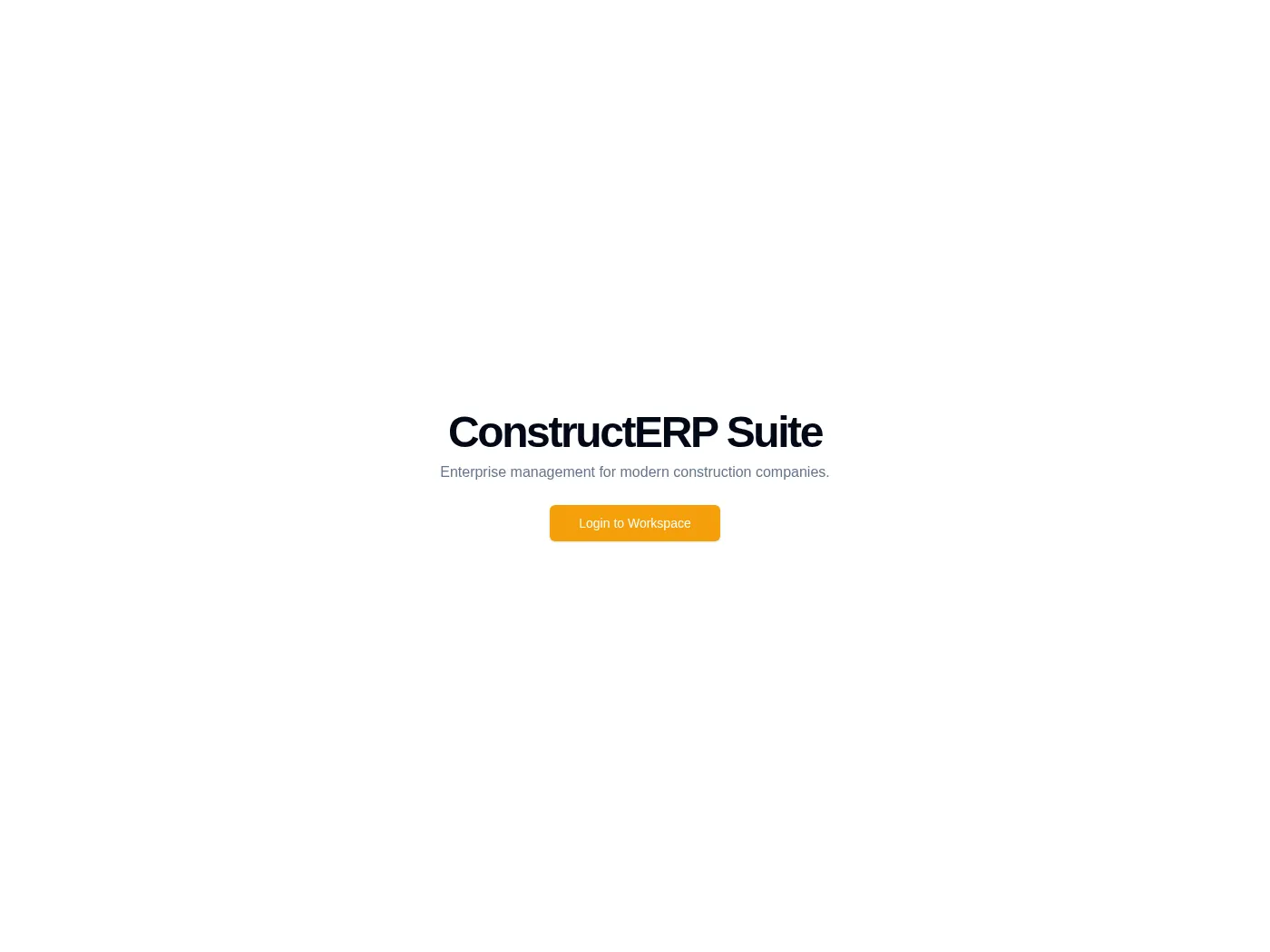 ConstructERP Suite