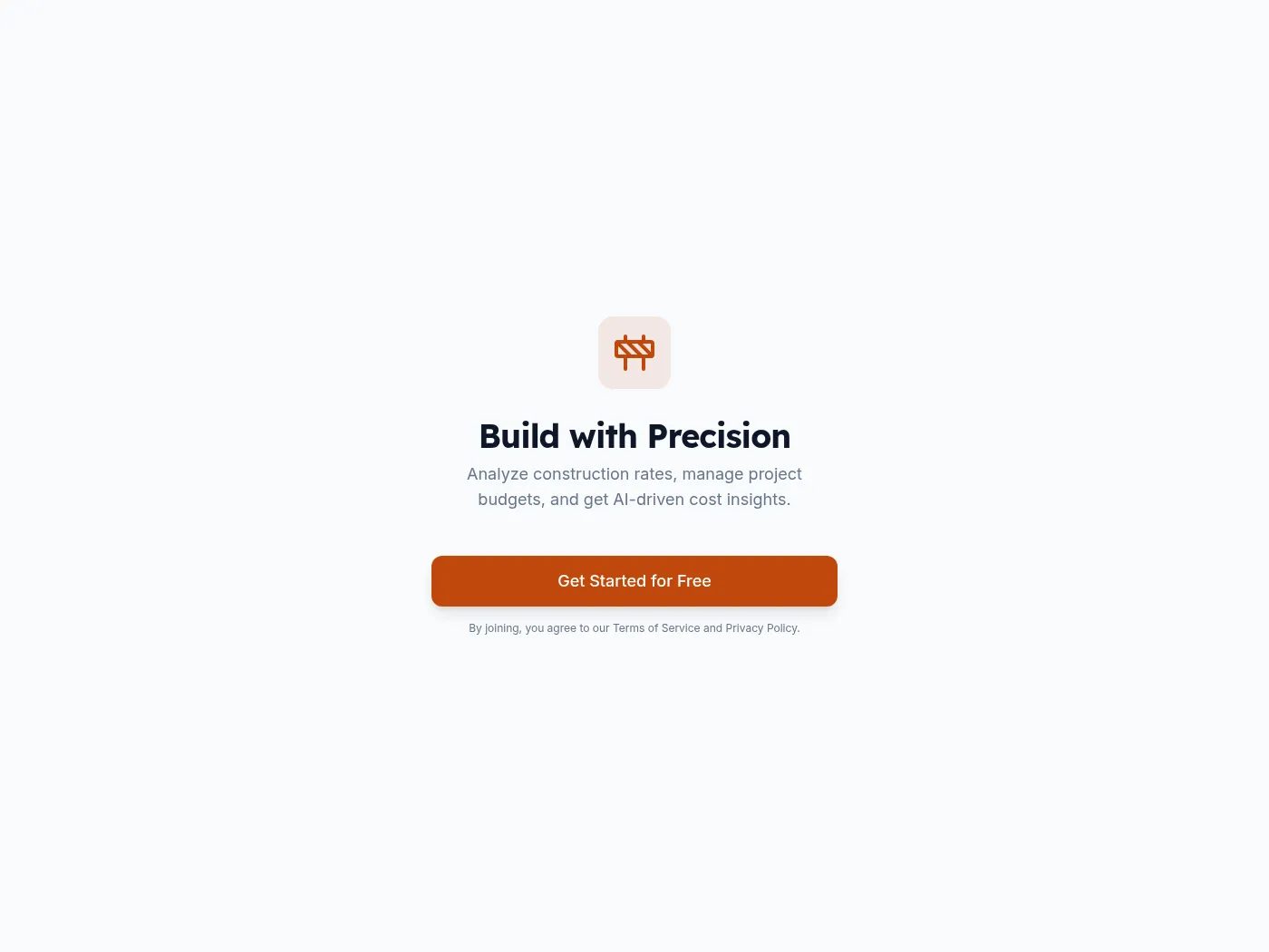Construction Rate Analyzer
