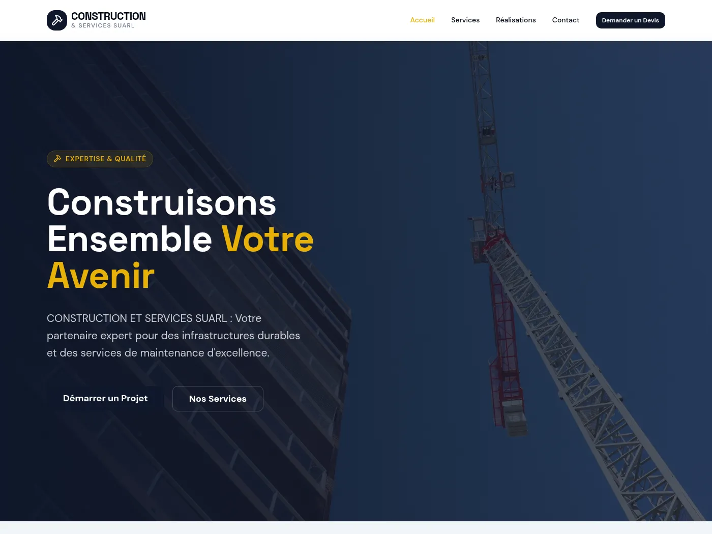 CONSTRUCTION ET SERVICES Site