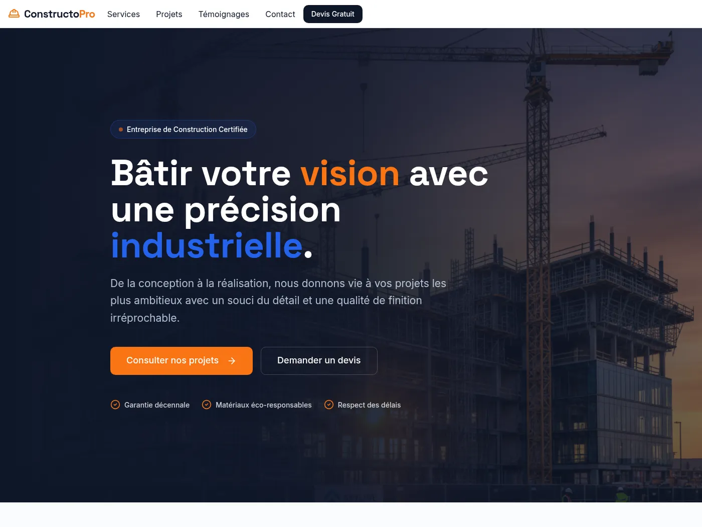 Constructora Web Pro