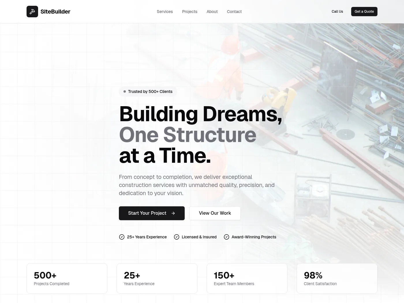 SiteBuilder Hub