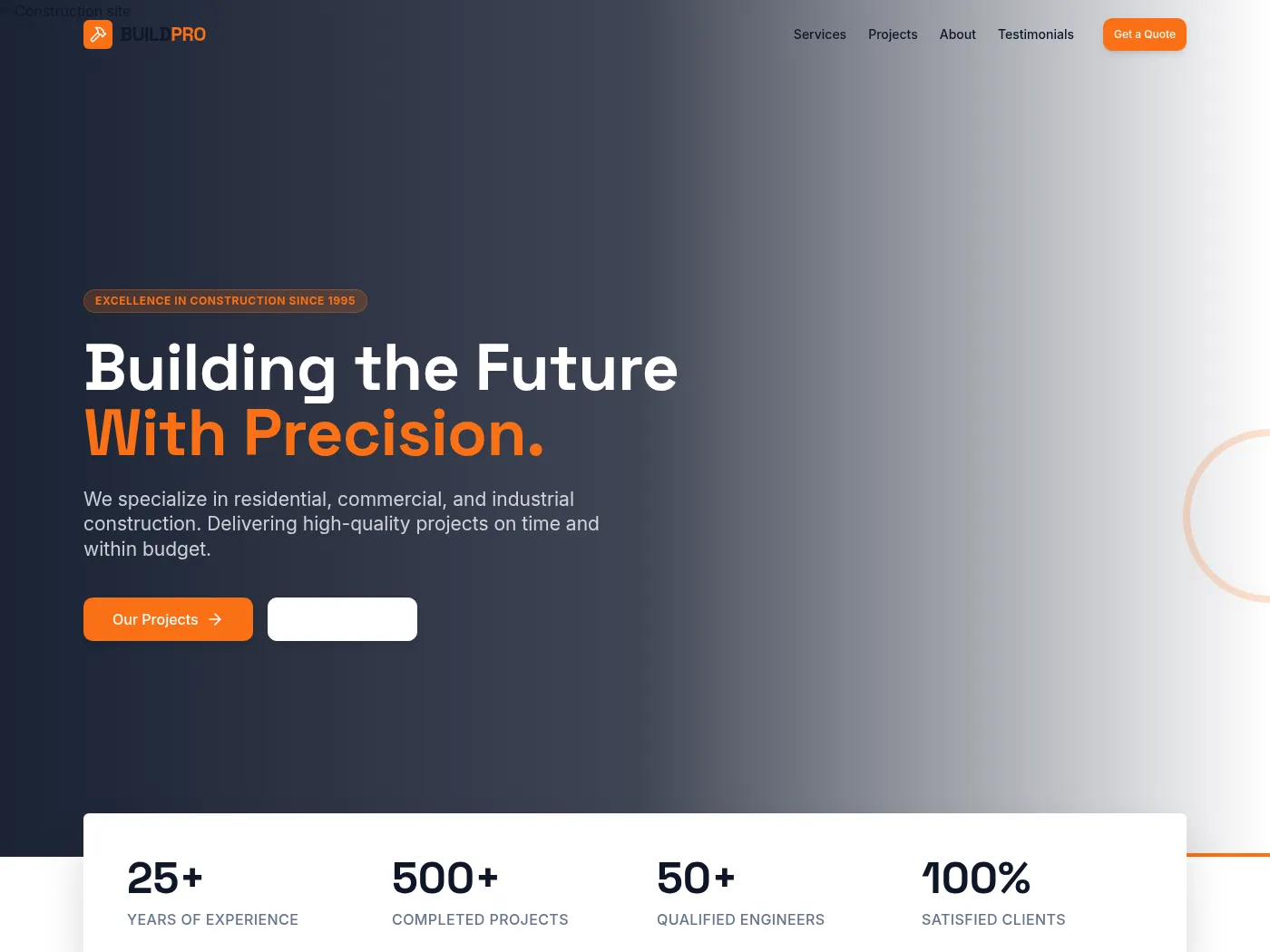 BuildPro Construction Site