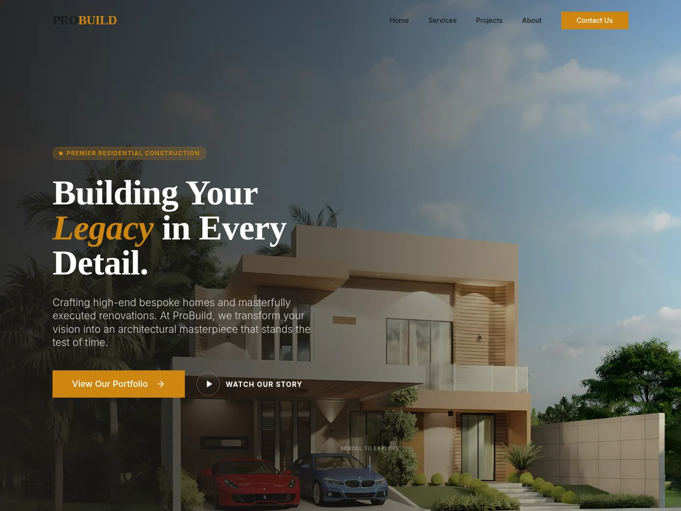 ProBuild Website